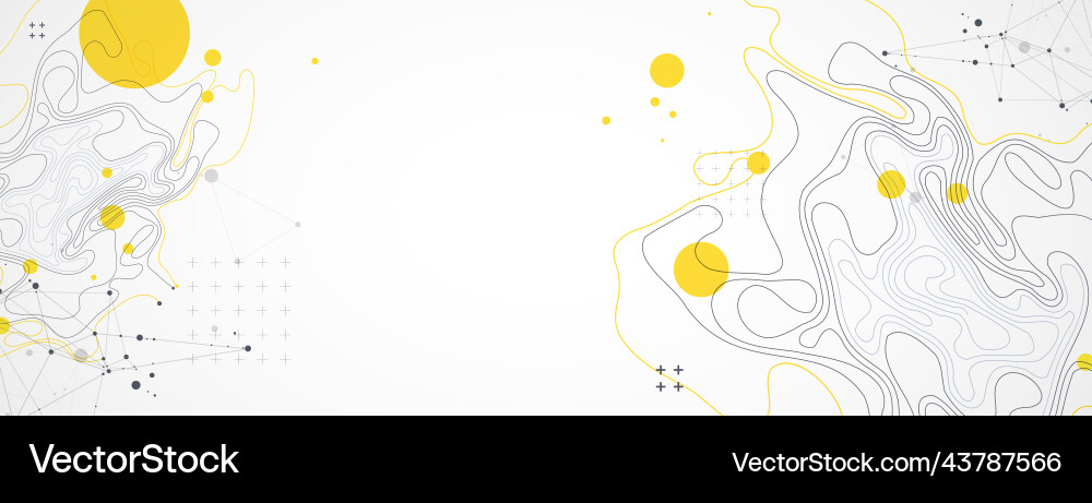 Abstract landscape geodesy topography map Vector Image