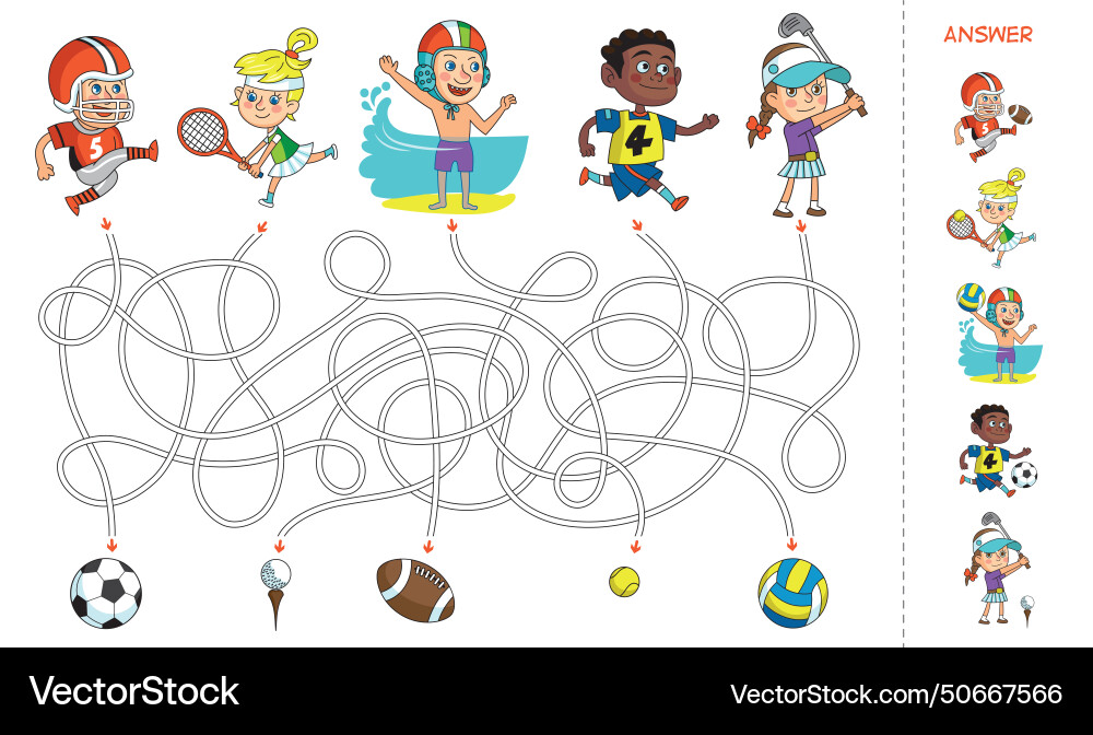 Maze balls Royalty Free Vector Image - VectorStock