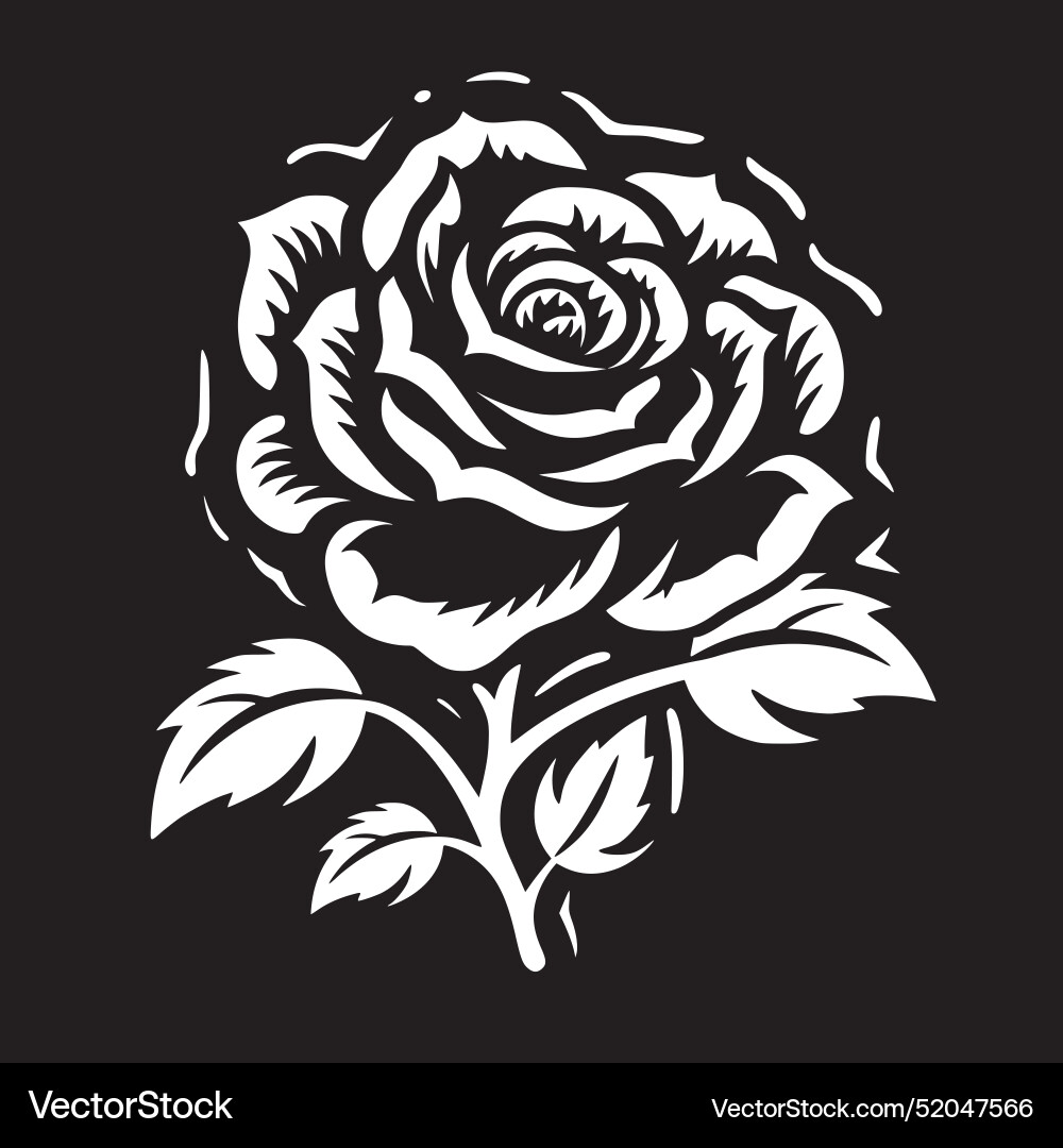 Rose Outline with Thorn Vector Images (over 2,000)