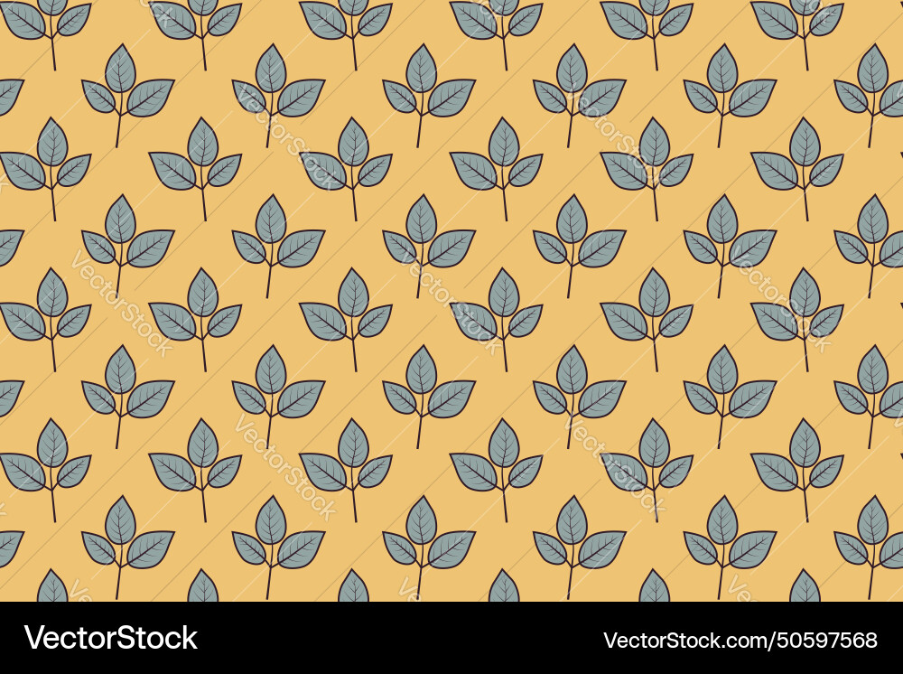 Hand drawn floral pattern design simple ornament Vector Image