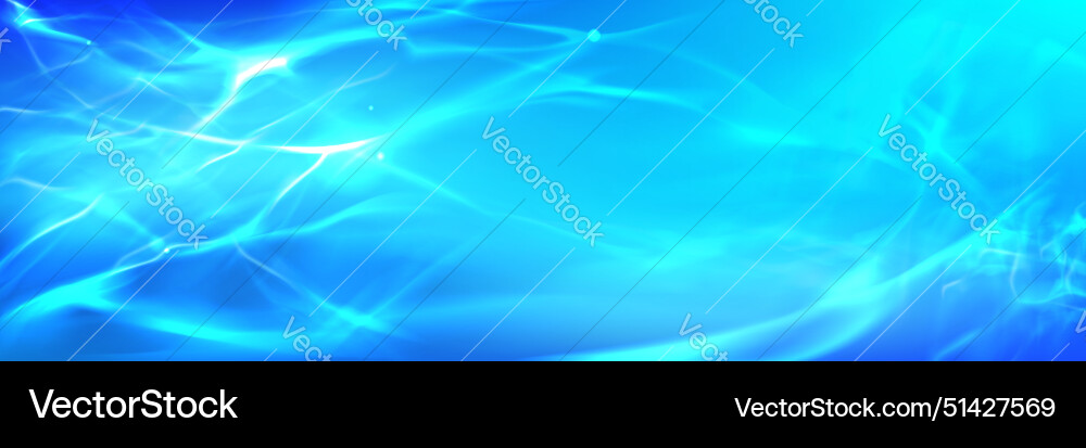 Caustic light effect in water surface bg pattern Vector Image