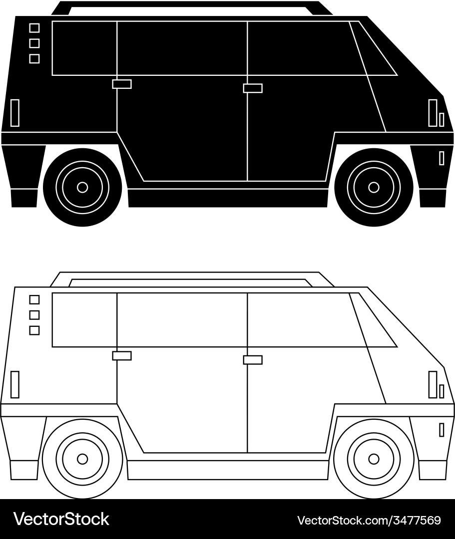 Passenger car Royalty Free Vector Image - VectorStock