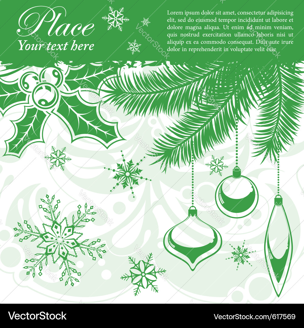 Rustic Christmas Frame with Snowflakes Royalty Free Vector