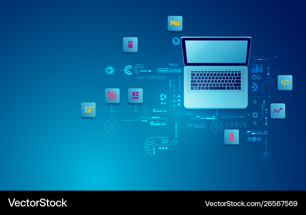 Ux Ui Design Royalty Free Vector Image Vectorstock