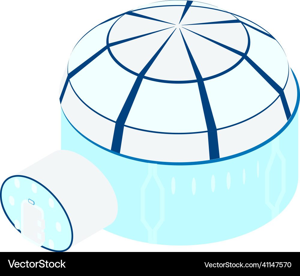 Colonization base icon Royalty Free Vector Image