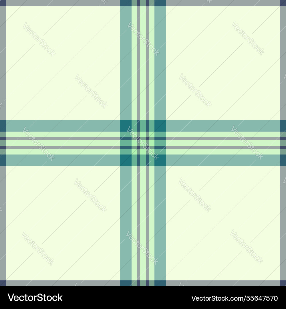 Elegant pastel green and teal plaid pattern Vector Image