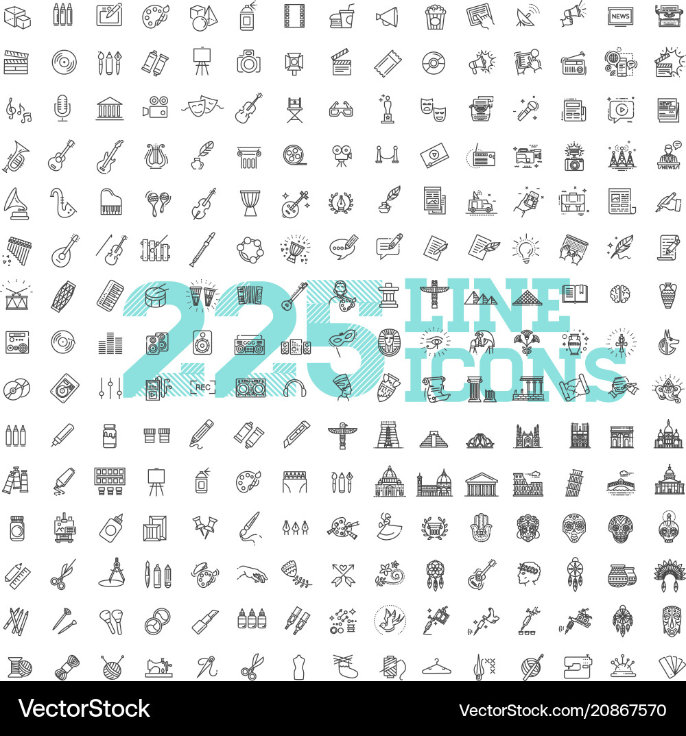 Fine Line Icons Vector Images (over 5,800)