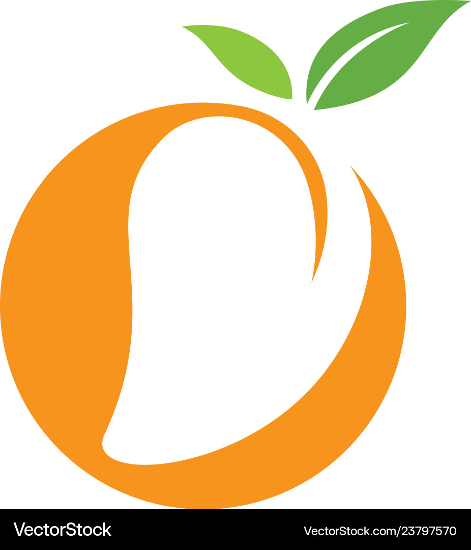 Mango logo icon Royalty Free Vector Image - VectorStock