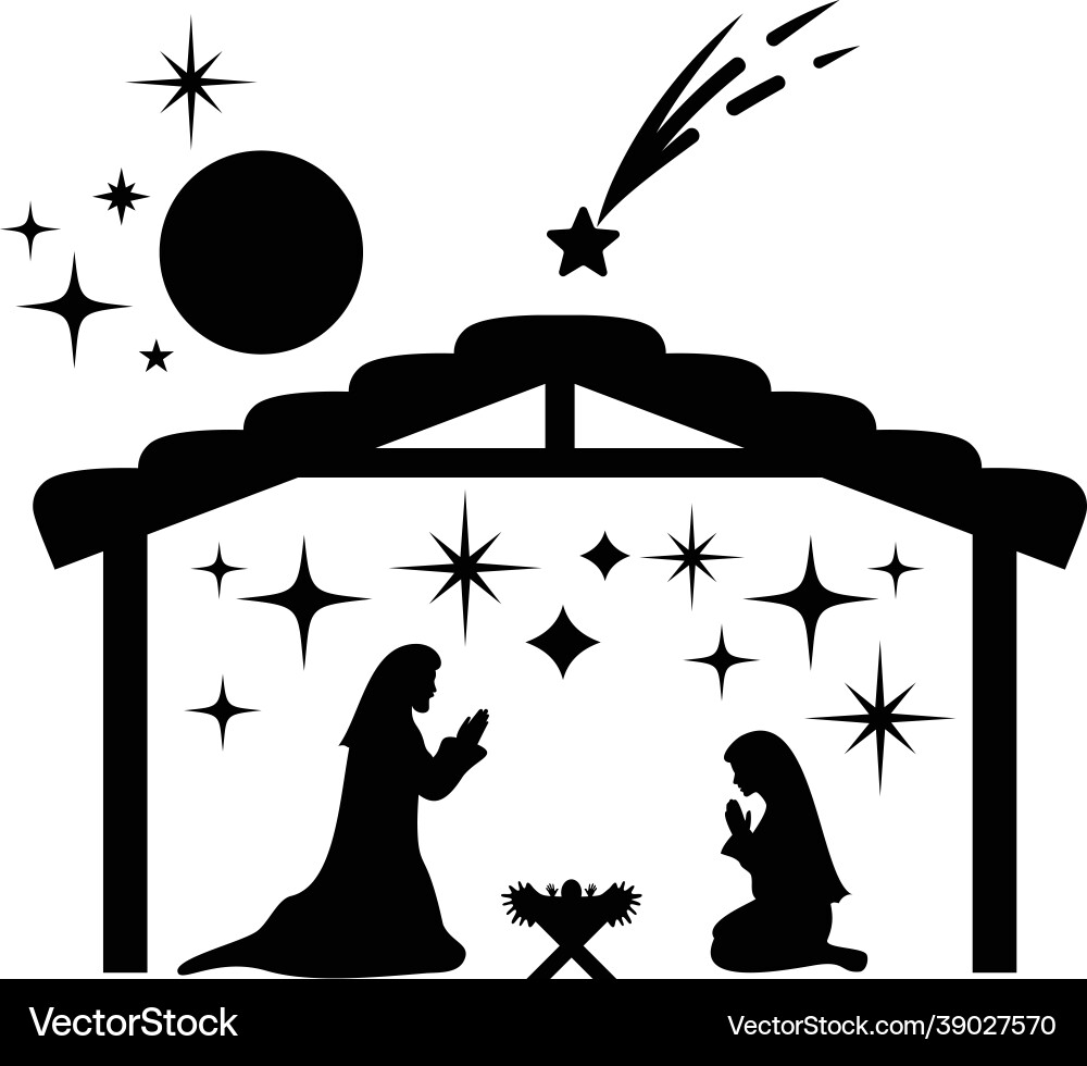 Nativity Royalty Free Vector Image - VectorStock