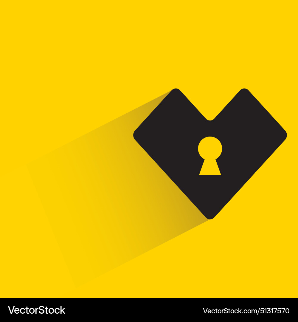 Secret heart icon Royalty Free Vector Image - VectorStock