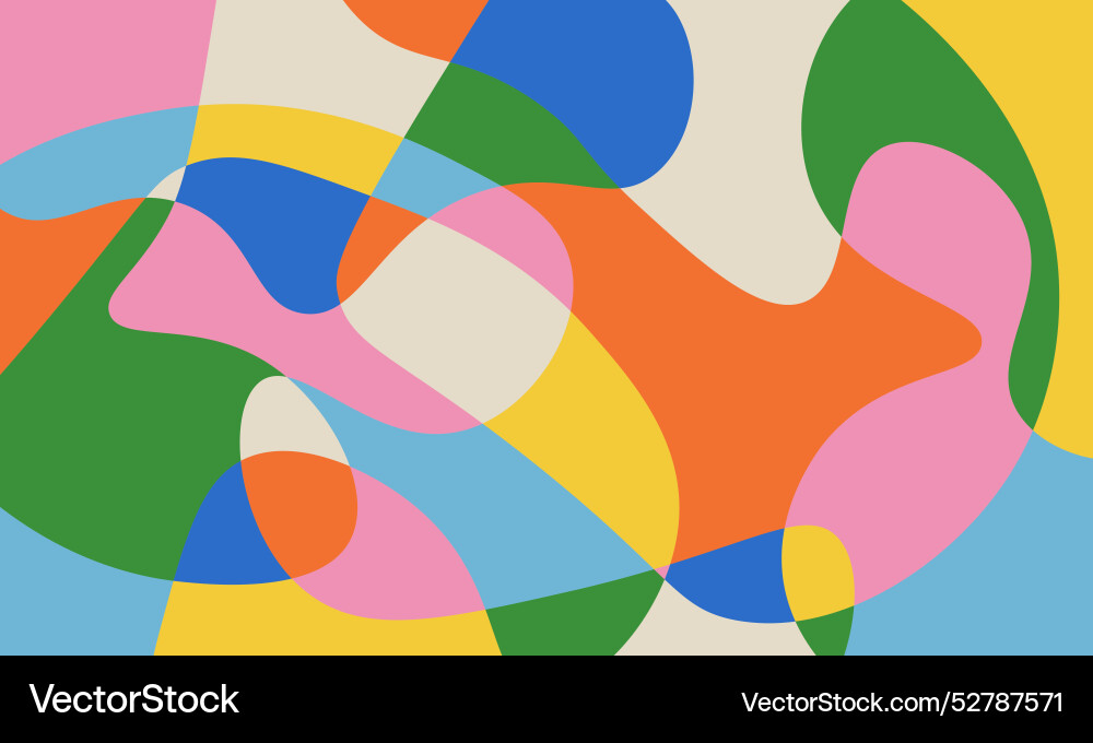 Abstract colorful background with simple hand Vector Image
