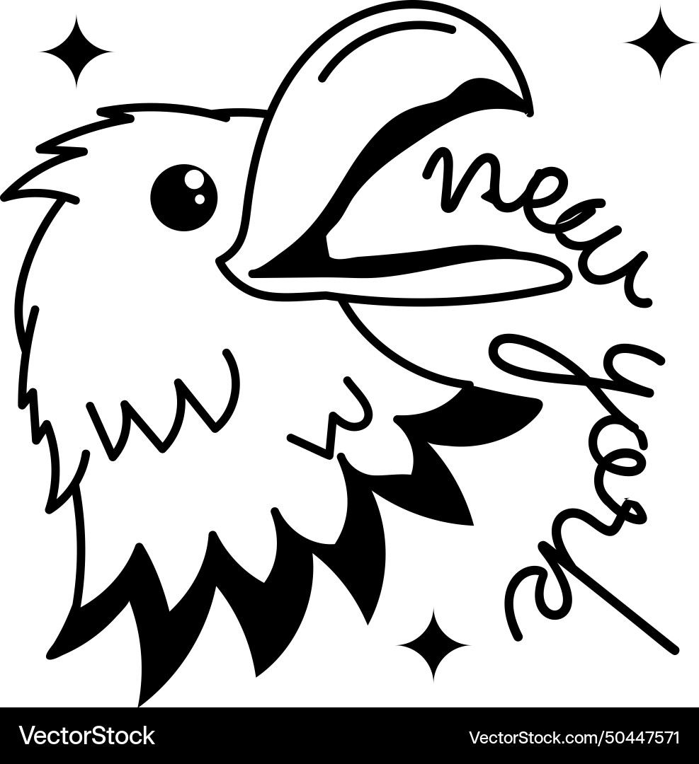 Bald eagle Royalty Free Vector Image - VectorStock