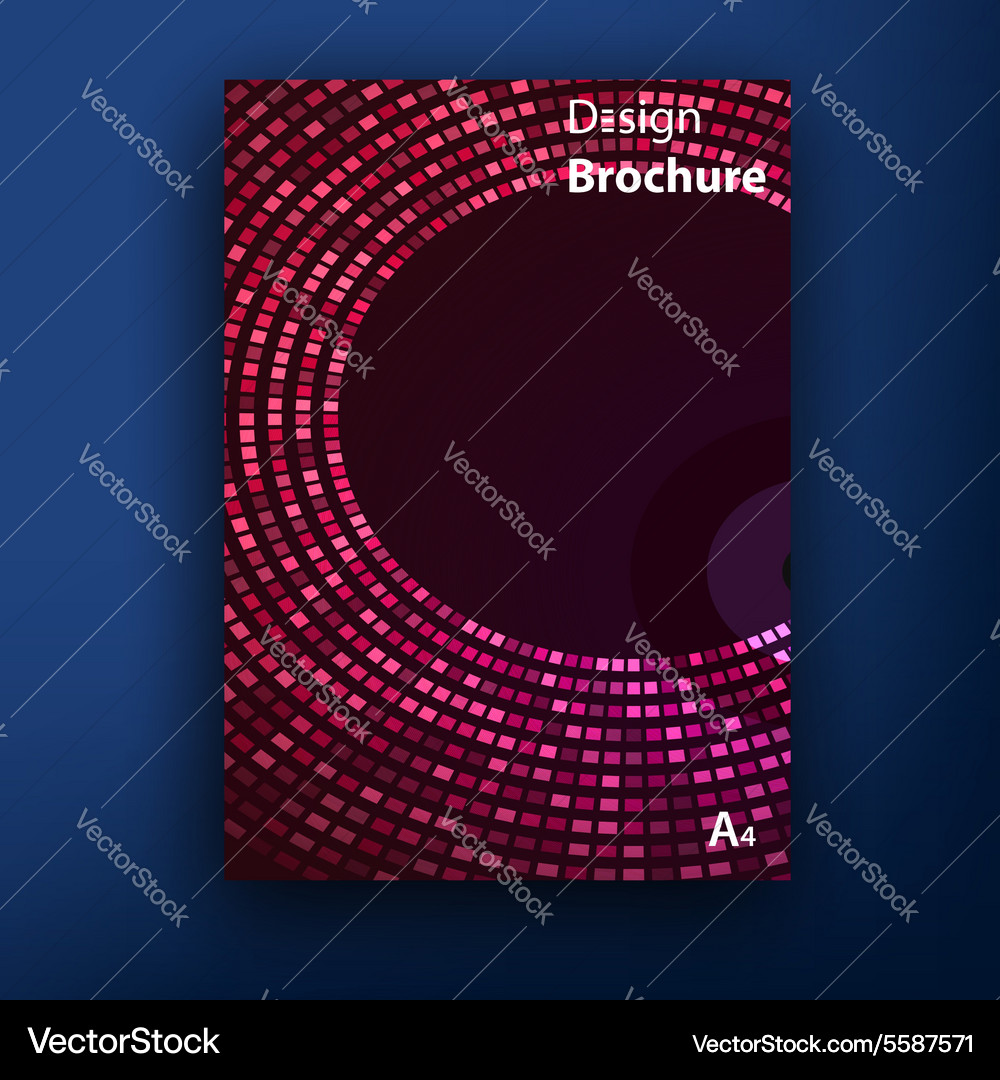 Brochure booklet cover design templates Royalty Free Vector