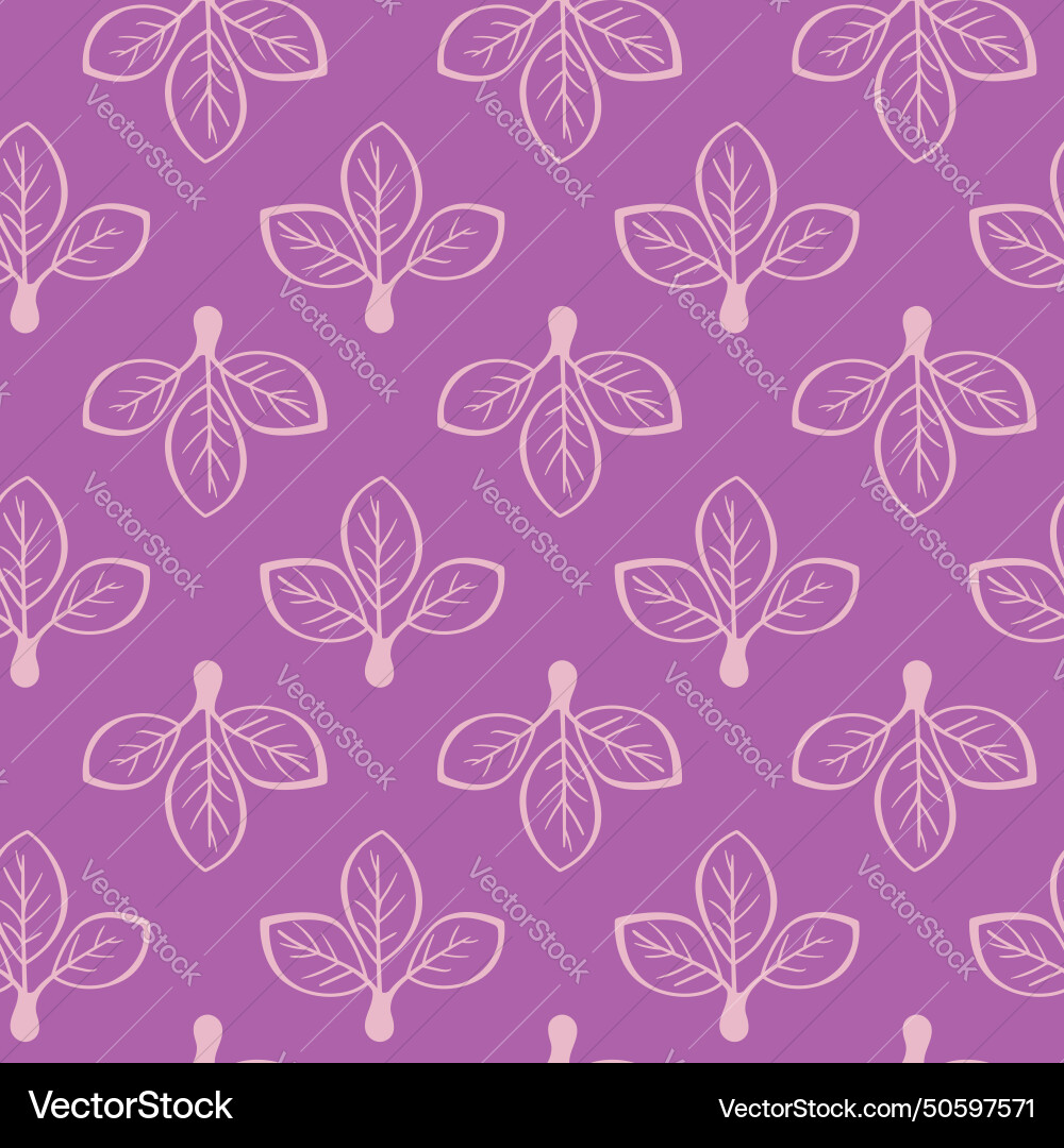 Hand drawn floral pattern design simple ornament Vector Image
