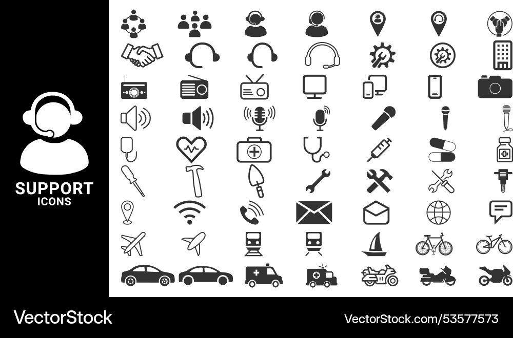 Customer service and support help response icon Vector Image