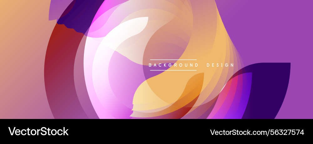 Abstract flowing shapes create dynamic Royalty Free Vector