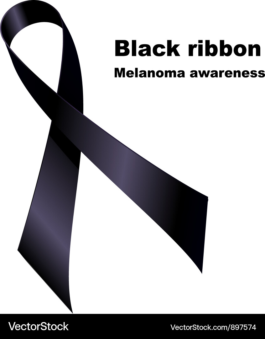 Black ribbon Royalty Free Vector Image - VectorStock