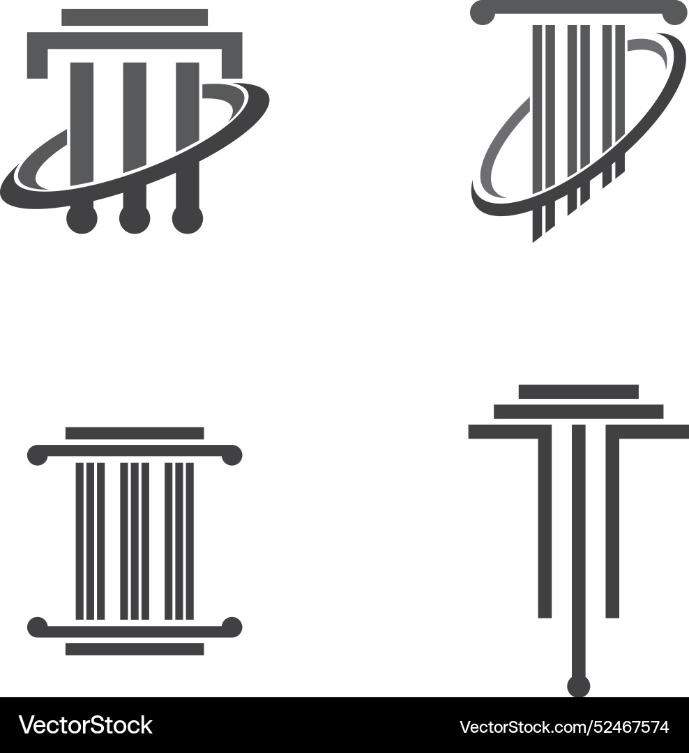 Column logo Royalty Free Vector Image - VectorStock
