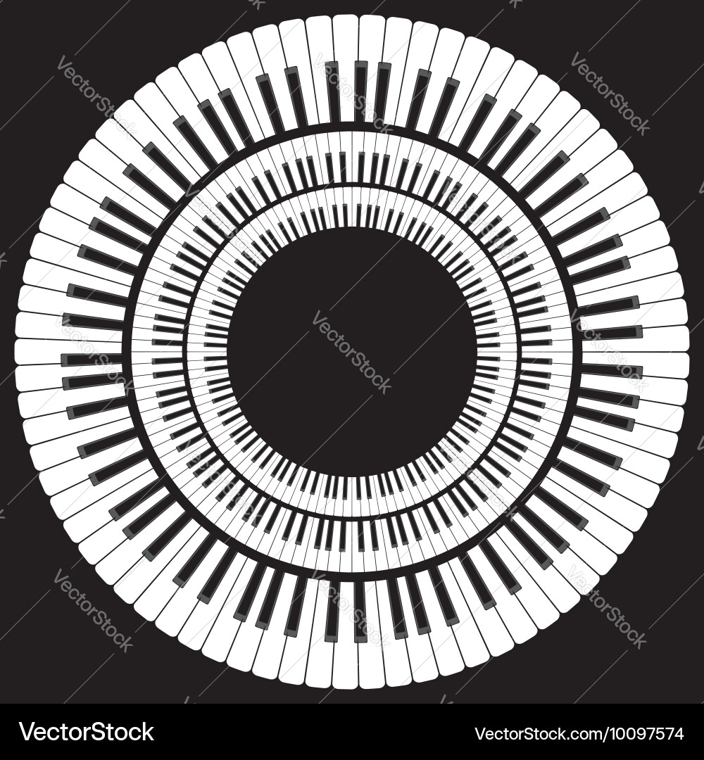 Piano keyboard Royalty Free Vector Image - VectorStock