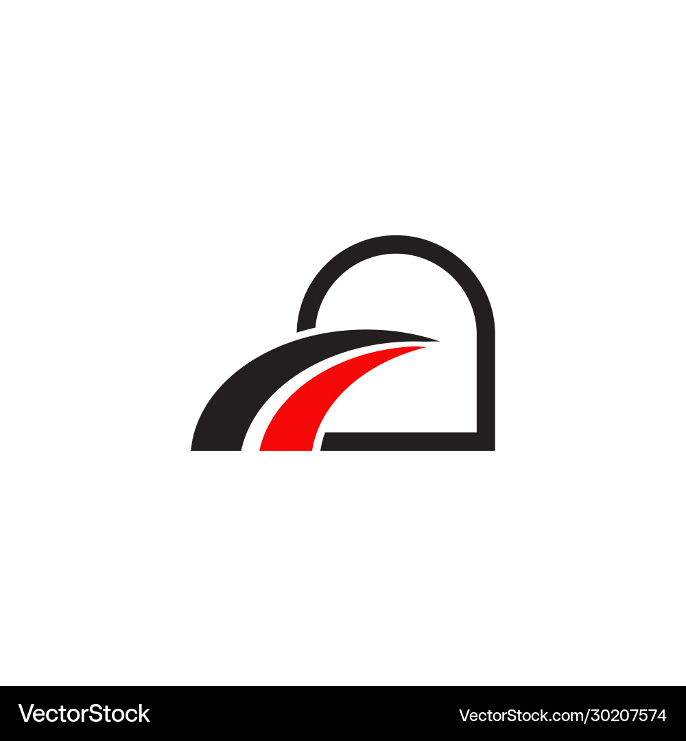 Road construction company logo design template Vector Image