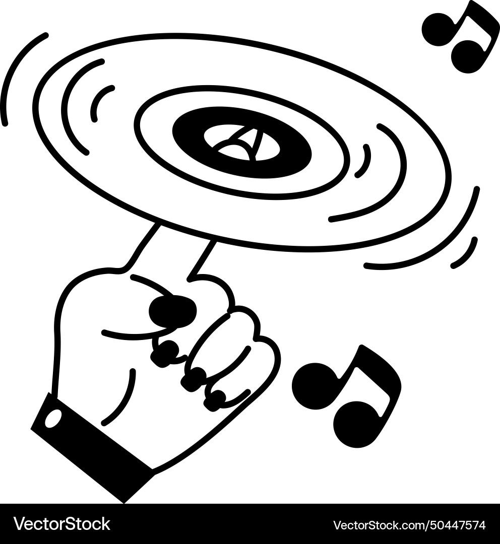 Spinning disc Royalty Free Vector Image - VectorStock