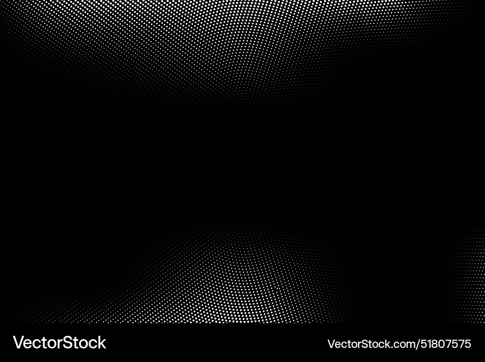 White halftone radial gradient texture Royalty Free Vector