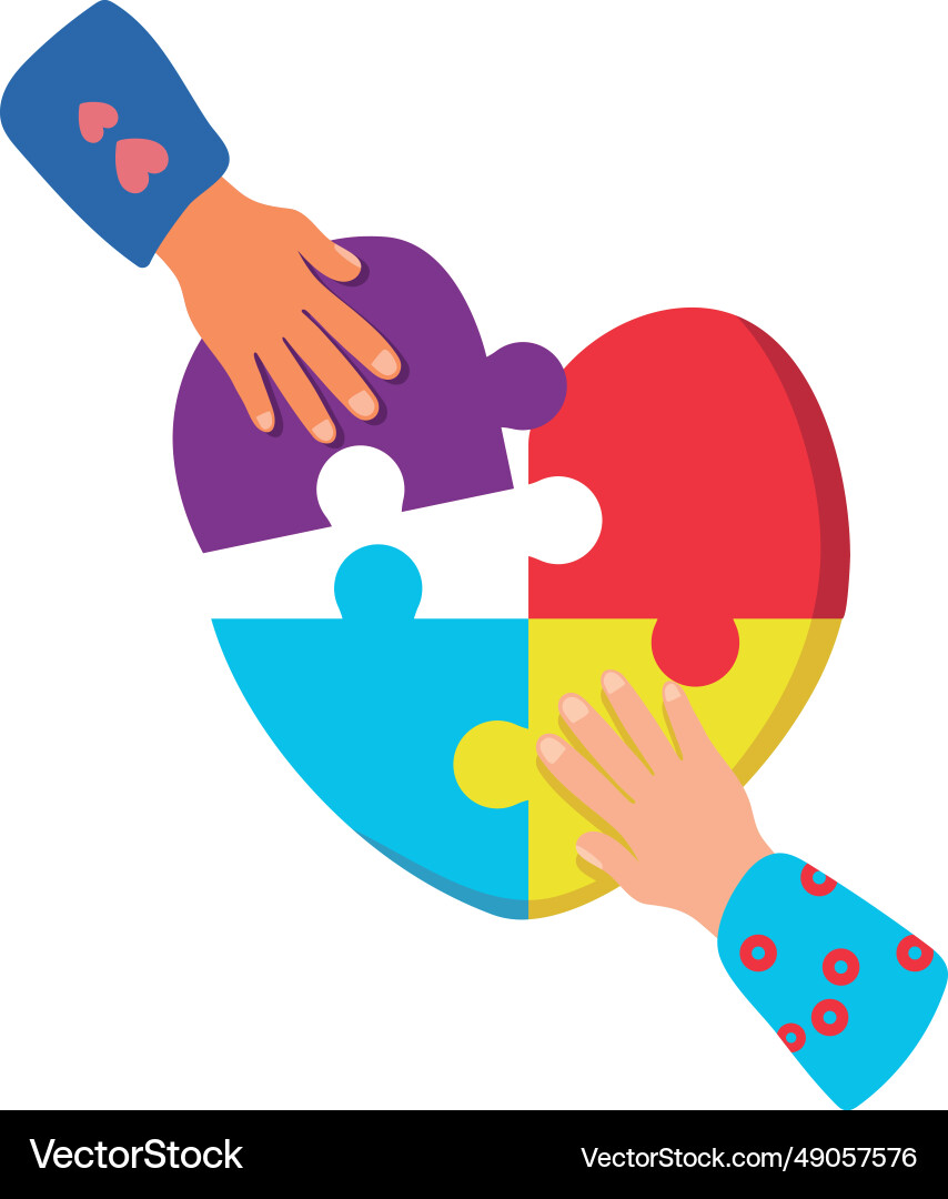 Autism day awareness Royalty Free Vector Image