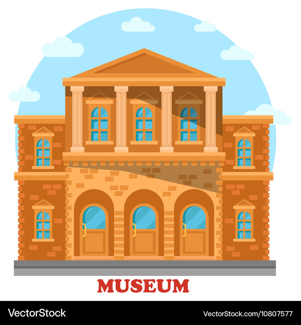 Artistic or cultural historical gallery museum Vector Image