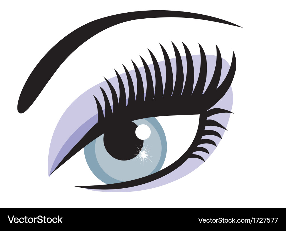 Blue eye Royalty Free Vector Image - VectorStock