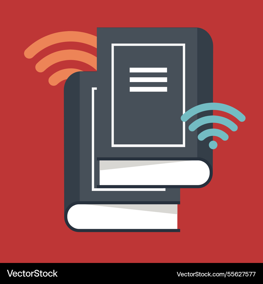 Book net Royalty Free Vector Image - VectorStock