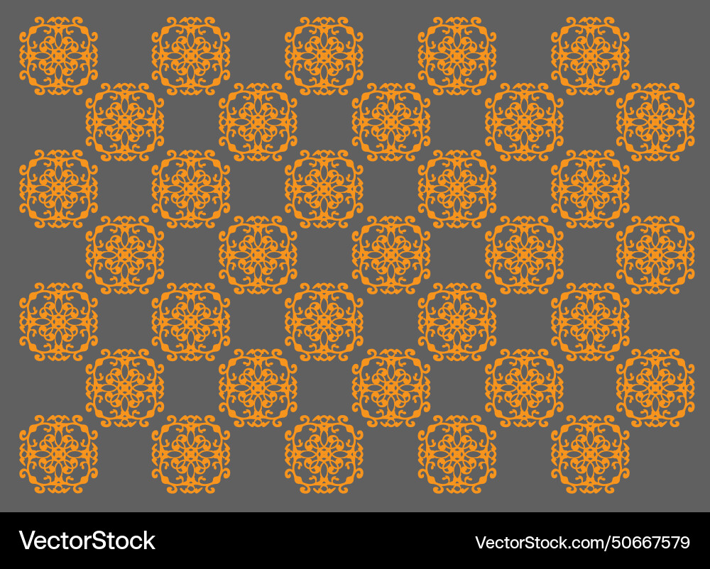 Pattern seamless wallpaper texture flo Royalty Free Vector