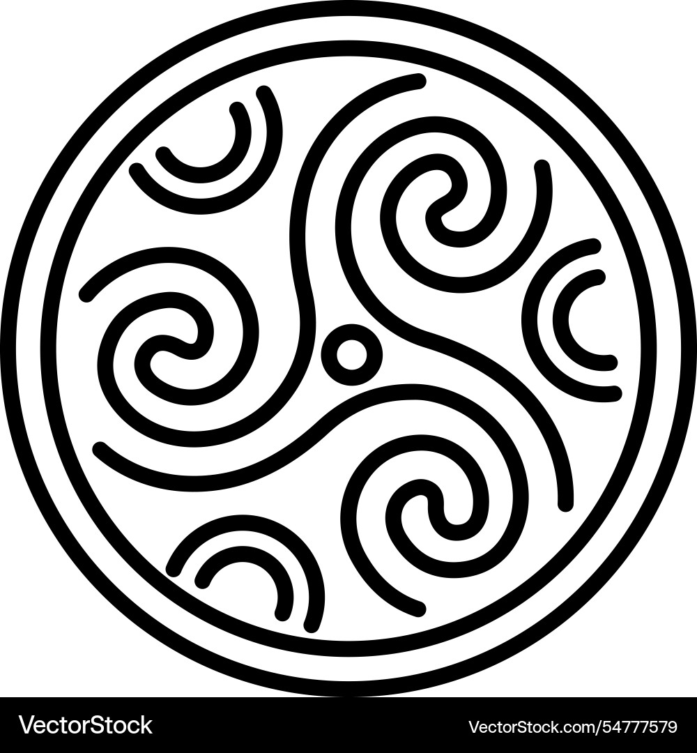 Triskelion symbol Royalty Free Vector Image - VectorStock