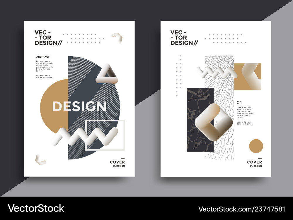 Creative design poster Royalty Free Vector Image