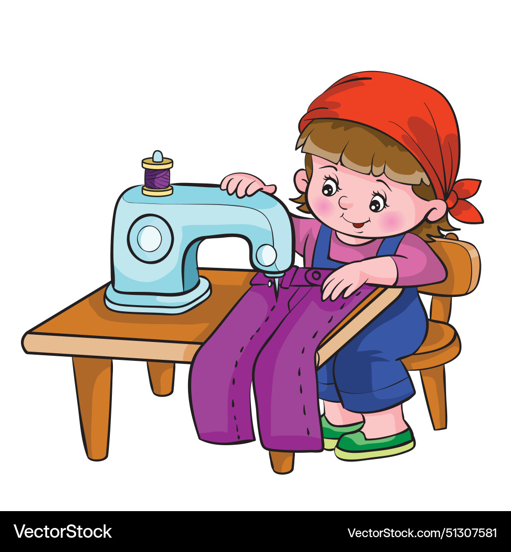 Image shows a cartoon character sitting Royalty Free Vector