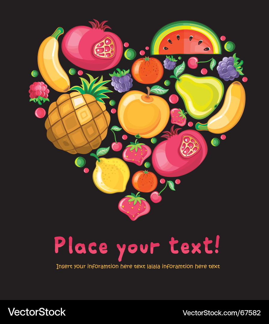 Fruit Royalty Free Vector Image - VectorStock