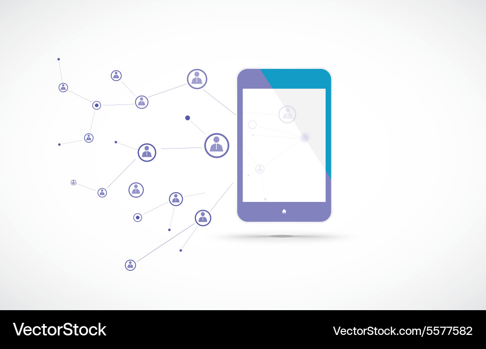 Mobile concept Royalty Free Vector Image - VectorStock