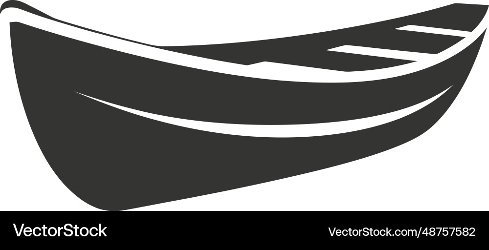 Rowboat icon Royalty Free Vector Image - VectorStock