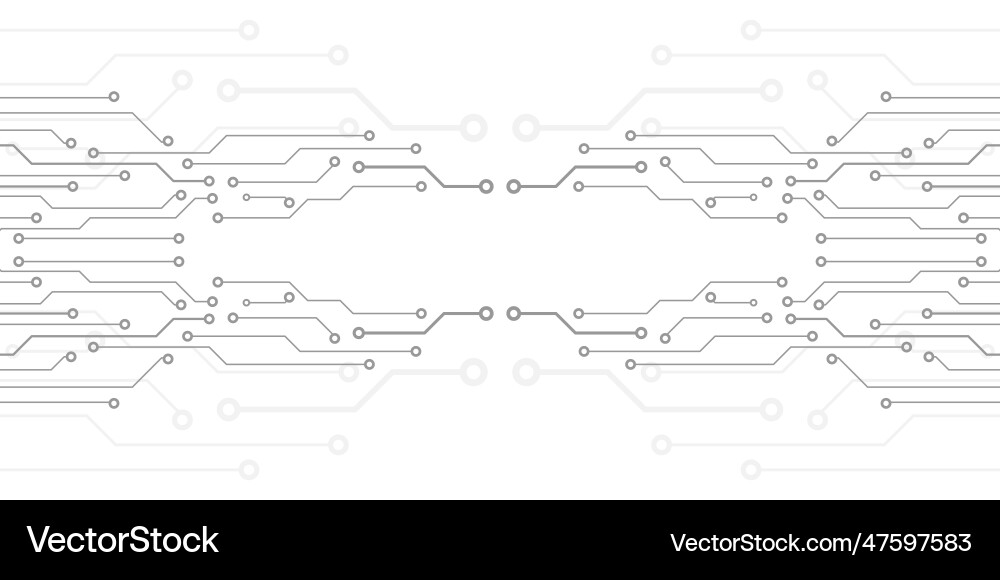 Circuit board technology information pattern Vector Image