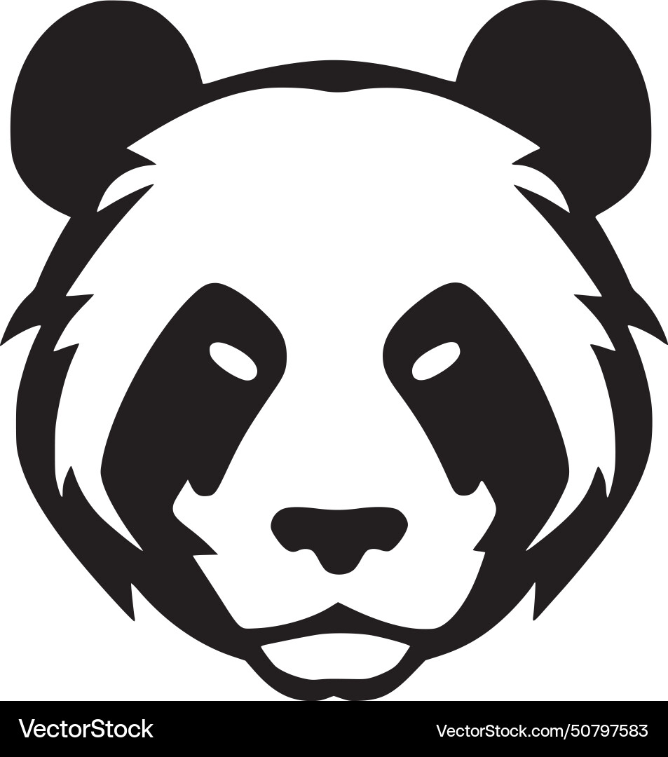 Panda - high quality logo ideal for t-shirt Vector Image