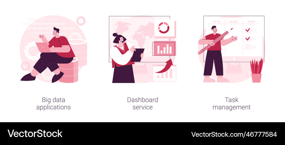 Big data analytics abstract concept – Royalty-Free Vector | VectorStock