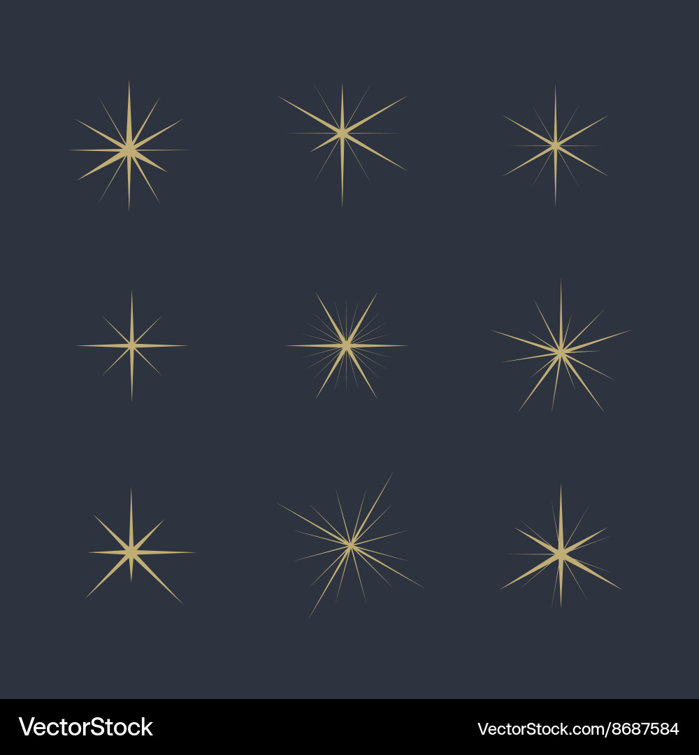 Sparkles Royalty Free Vector Image - VectorStock