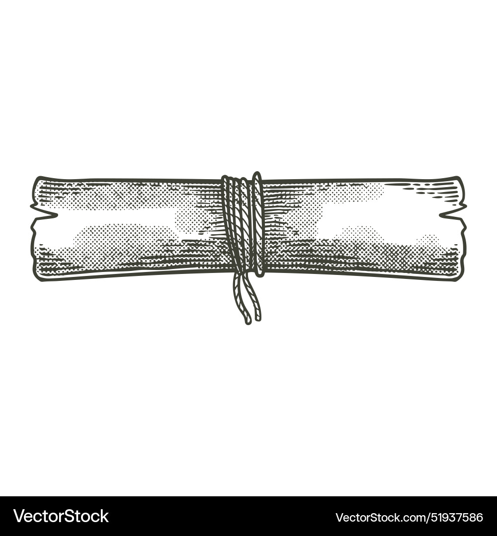 Old map hand drawn doodle vintage drawing Vector Image