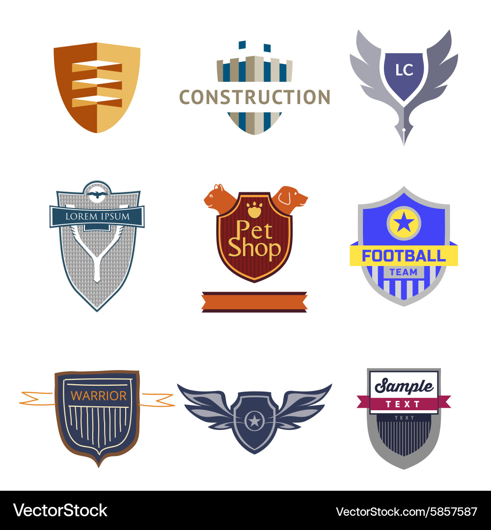 Logo Shield Samples Page 2 | Cfb Logo Samples Vectors & Illustrations