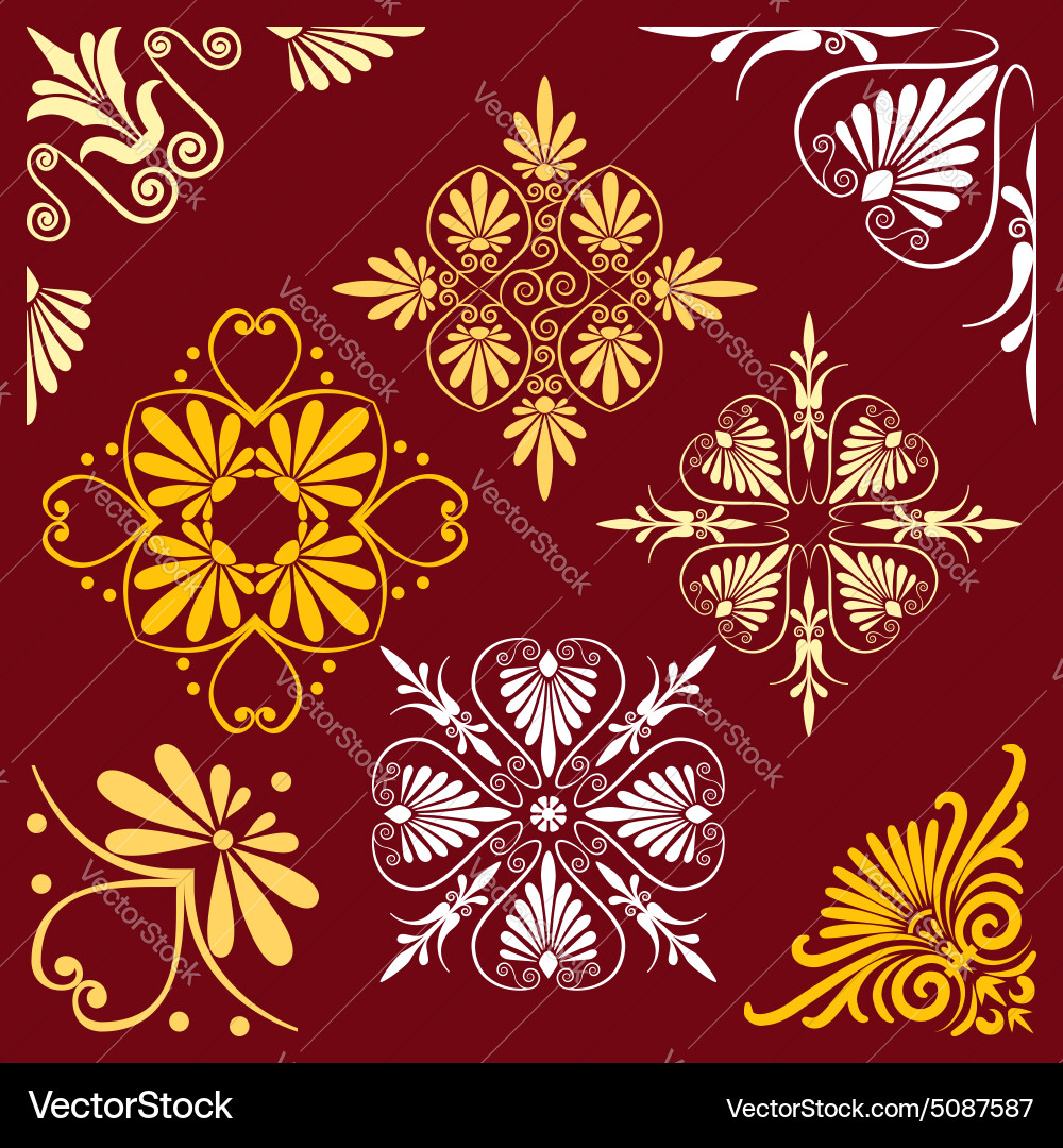 Set of design elements Royalty Free Vector Image