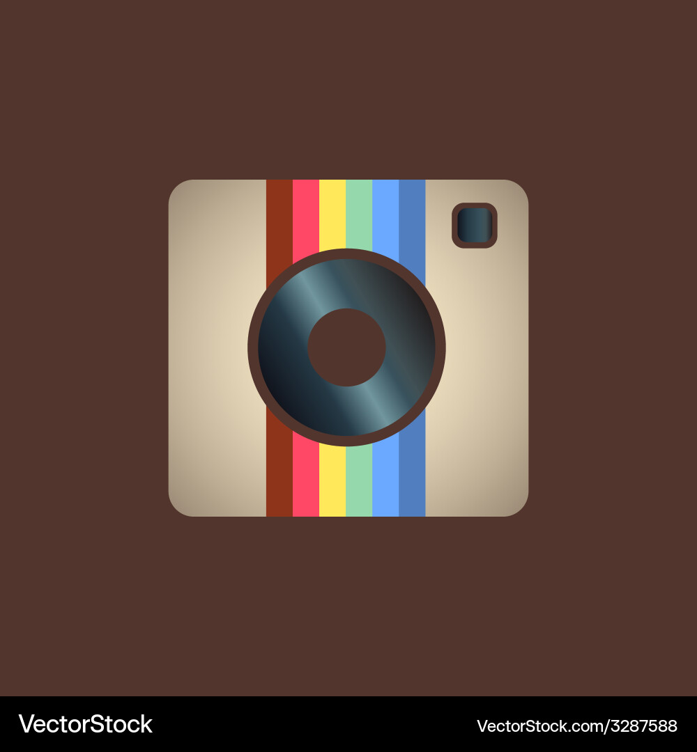 Instagram icon Royalty Free Vector Image - VectorStock