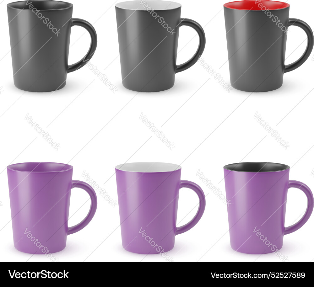Empty cup Royalty Free Vector Image - VectorStock