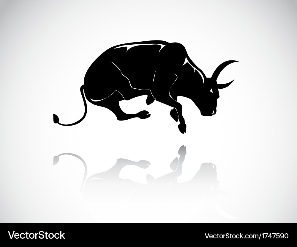 Bull 4 Royalty Free Vector Image - VectorStock