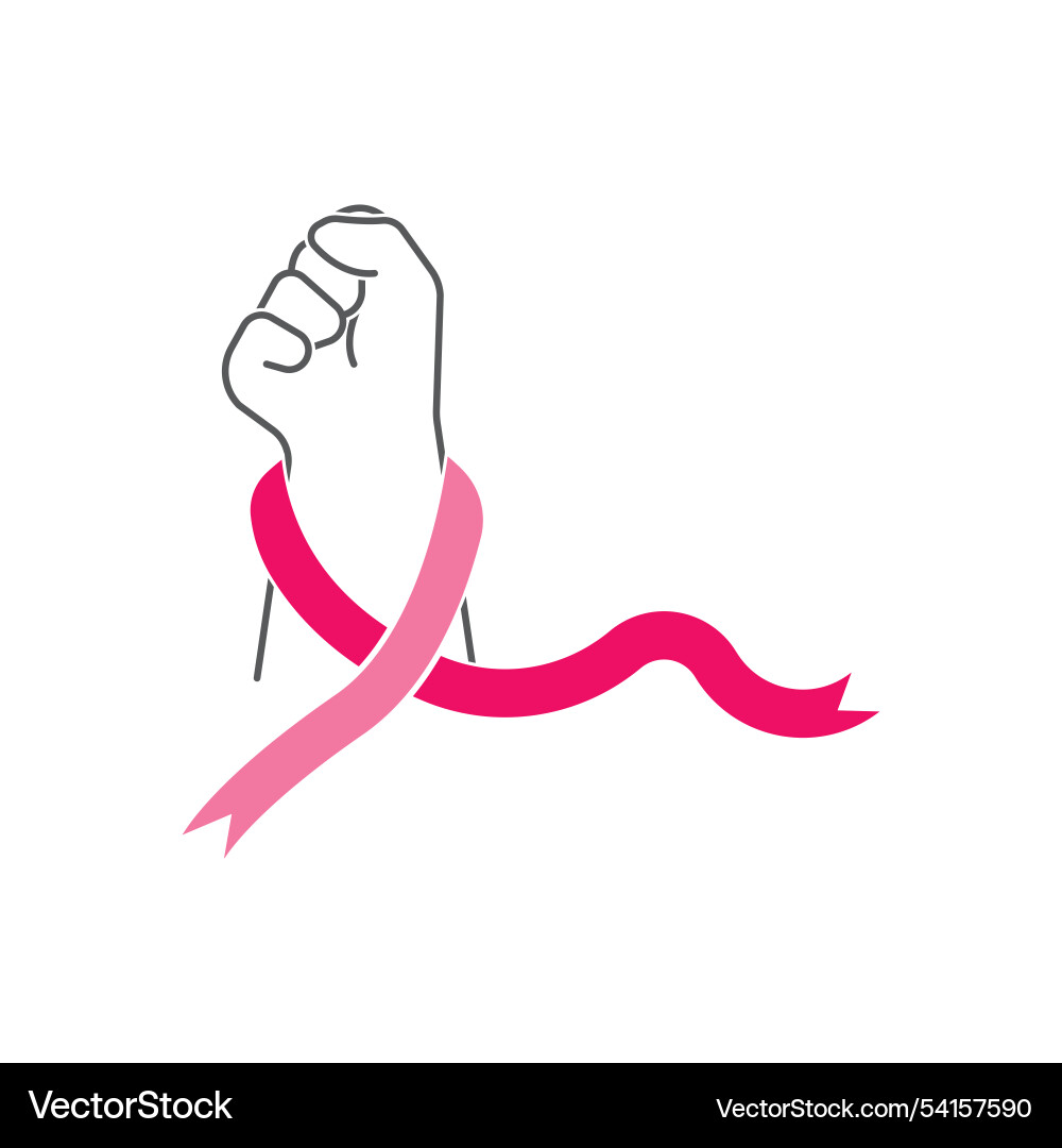 Cancer awareness Royalty Free Vector Image - VectorStock