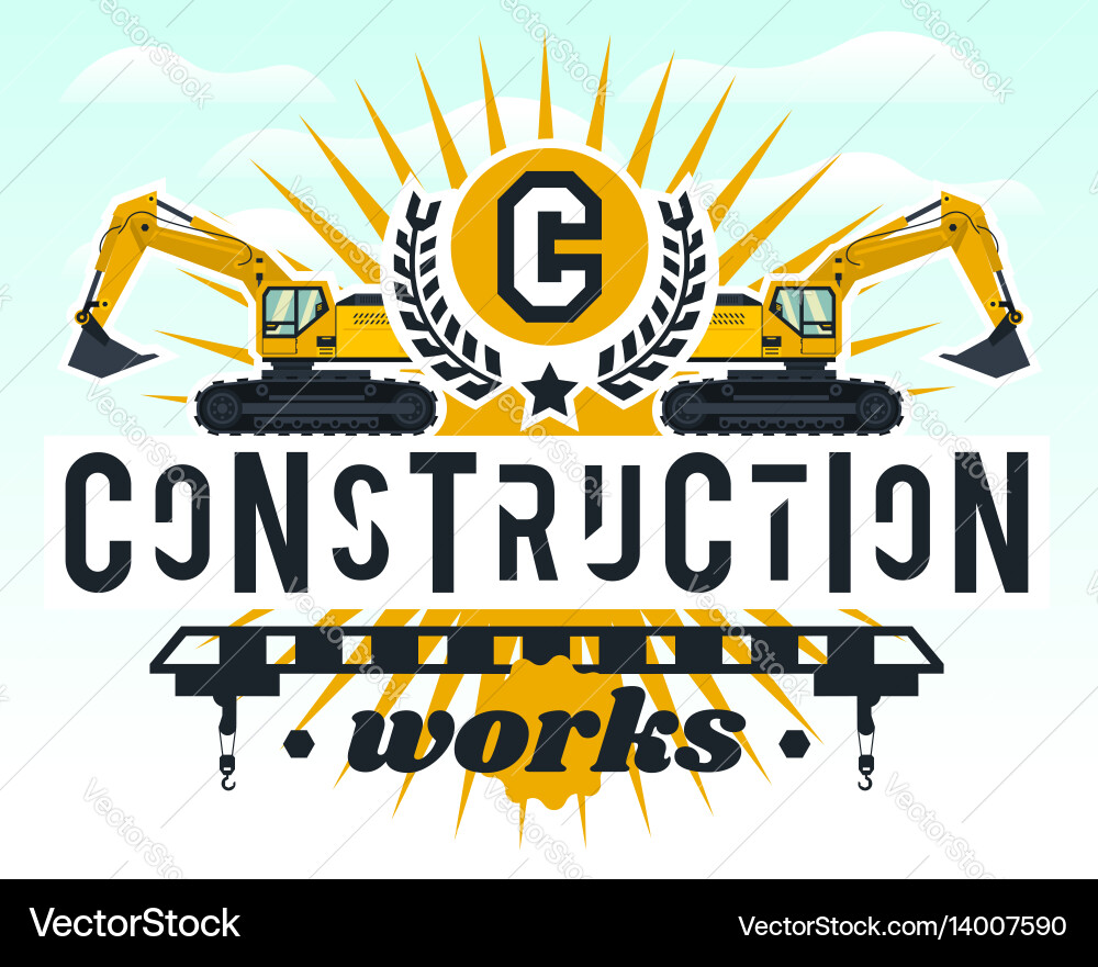 On the theme of construction Royalty Free Vector Image