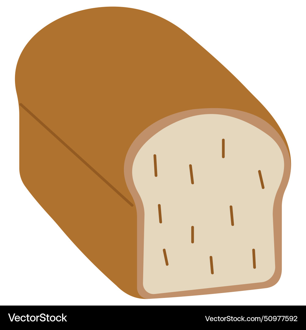 Bread single 8 Royalty Free Vector Image - VectorStock